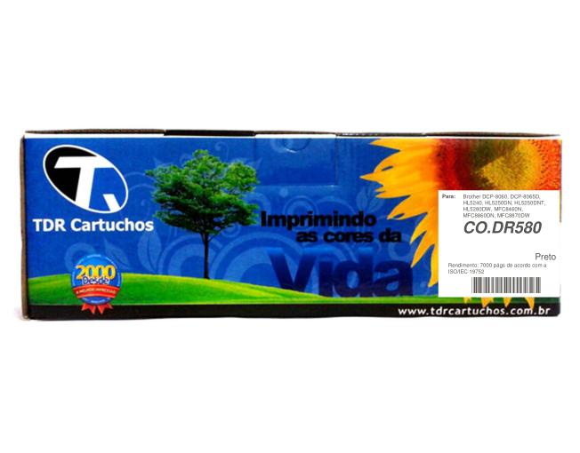 Kit Fotocondutor 580 CO.DR580 Compatível :: TDR Cartuchos